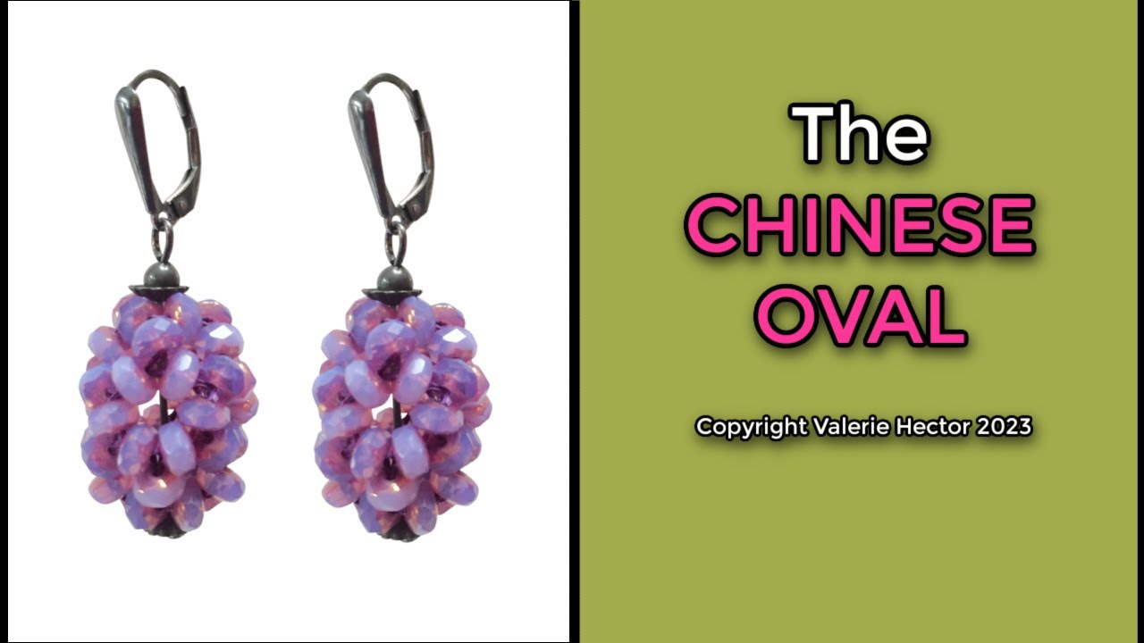How to Bead a Chinese Oval in Just a Few Minutes! - Beading Tutorial ...