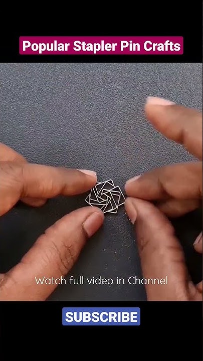Popular Stapler Pin Crafts - YouTube