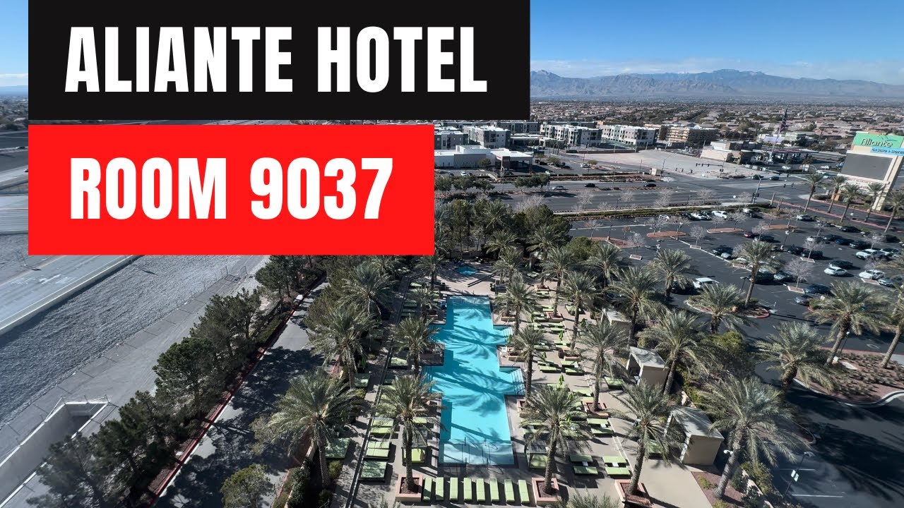 Las Vegas Aliante Casino, Spa, and Hotel Room 9037 Tour - YouTube
