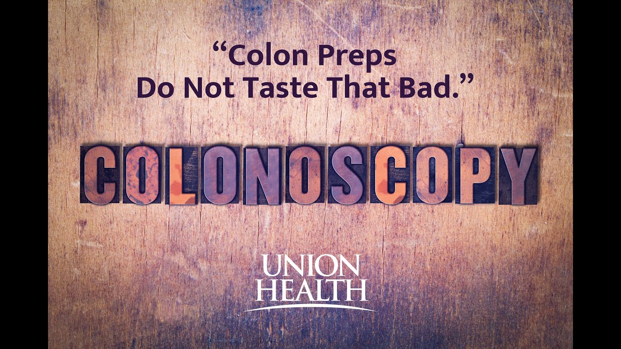 "Colon preps do not taste that bad." - Colonoscopy Screening - YouTube