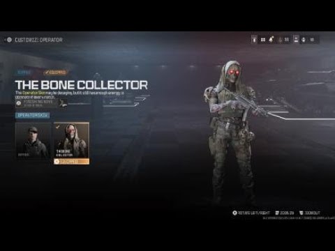 MWZ | solo | act 3 | The BONE COLLECTOR skin unlocked ;^) - YouTube