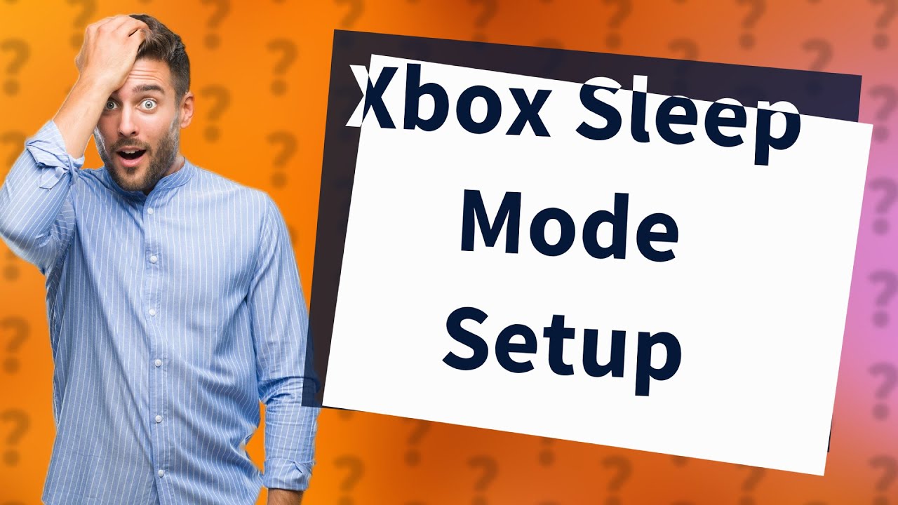How to sleep on an Xbox? - YouTube