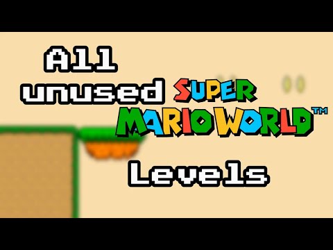 All Unused Levels in Super Mario World, All Playable - YouTube