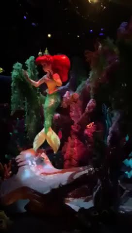 Little Mermaid at Disney world dancing - YouTube