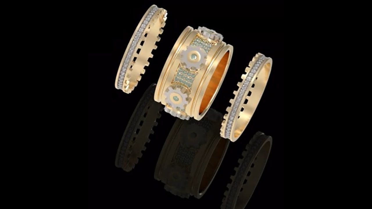 Exploded view of Jewelry Mechanism Ring #KeyShot #Shorts # ...