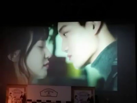 [FANCAM] Kai EXO Kissing scene at Choco Bank with Park Eun Bin - YouTube