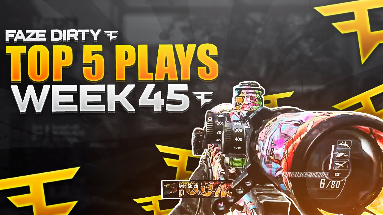 FaZe Dirty's Top 5 Plays (INSANE QUAD) Week #45 - YouTube