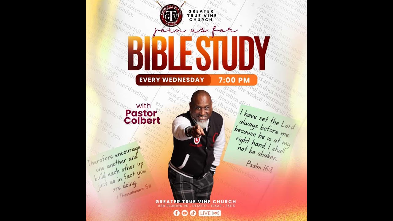 The Greater True Vine Church // Pastor Charles Colbert - YouTube