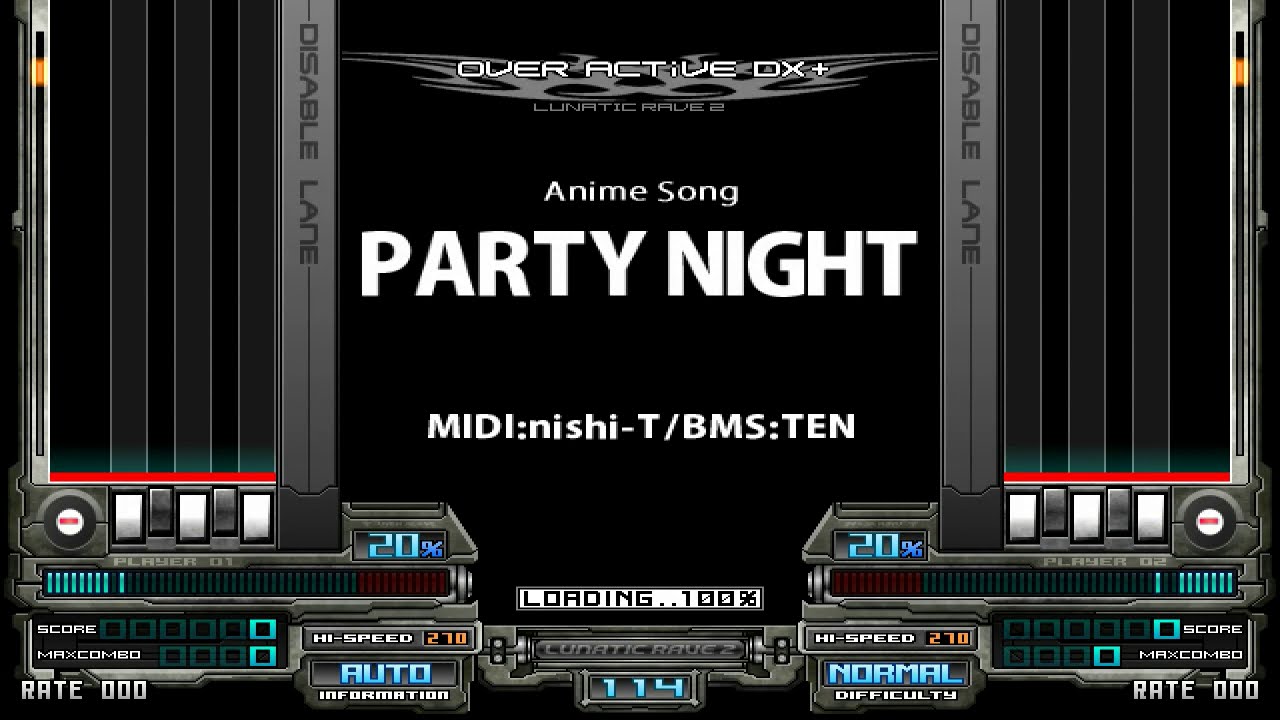[BMS] PARTY NIGHT / MIDI:nishi-T/BMS:TEN - YouTube