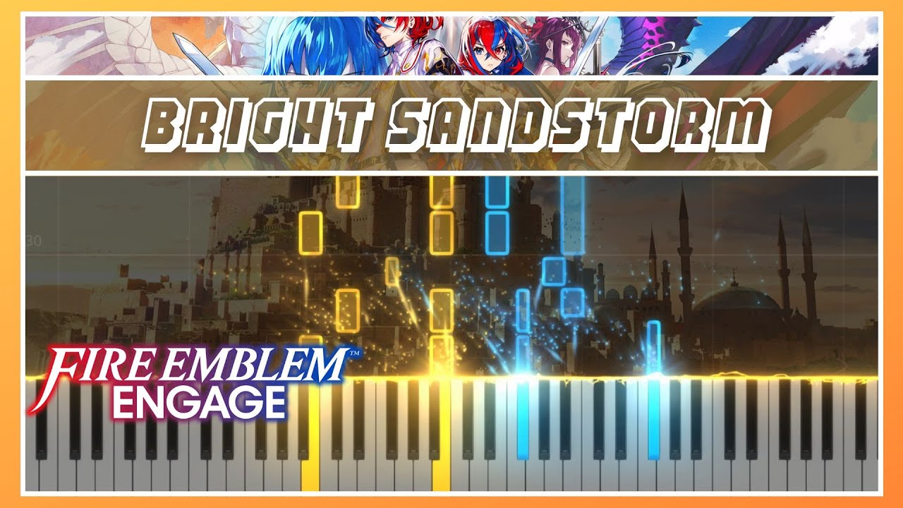 Bright Sandstorm - Fire Emblem Engage | Piano Cover - YouTube