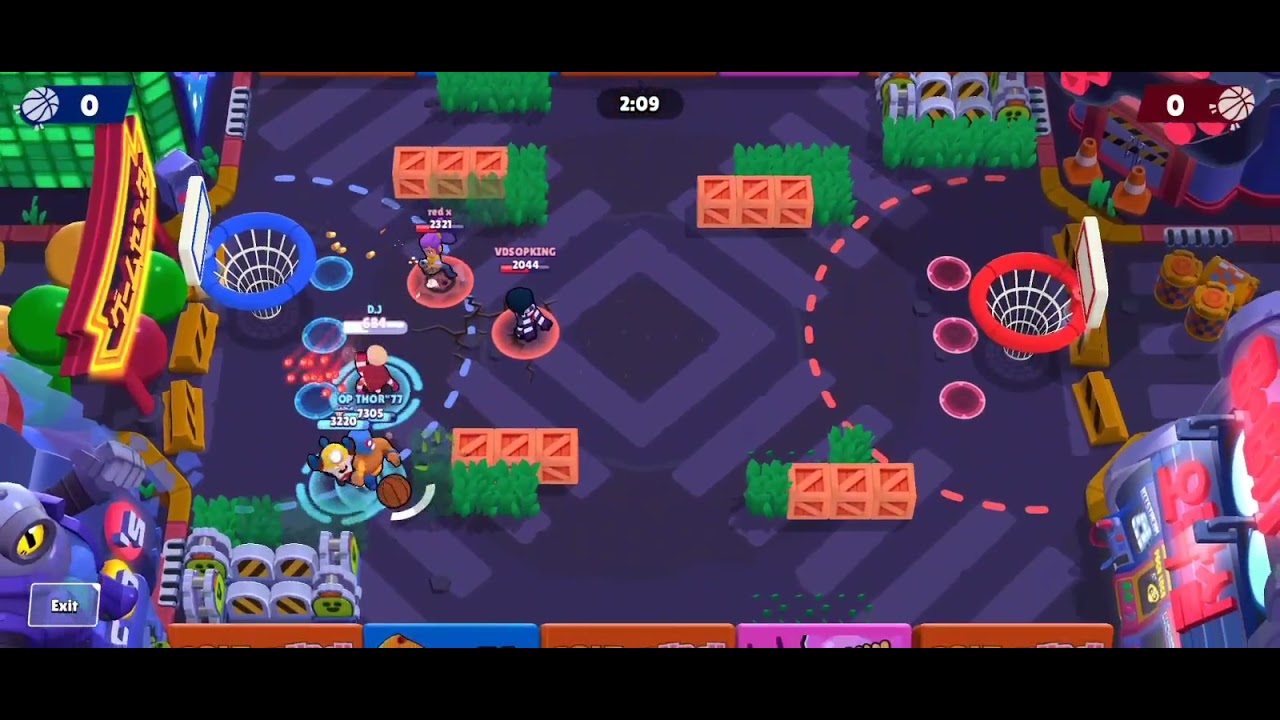 BRAWL STARS | 3 POINTS DUNK | OP THOR | BRAWL BASKET | GAME | GAMEPLAY ...