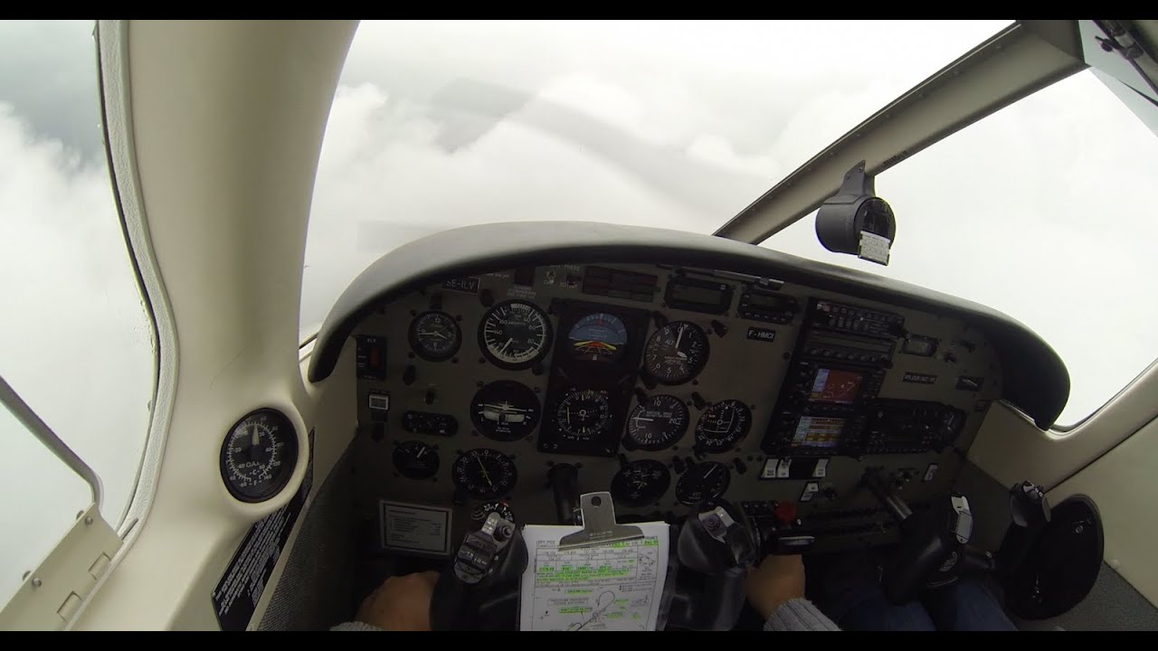 🛩 Local IFR flight with IMC - YouTube