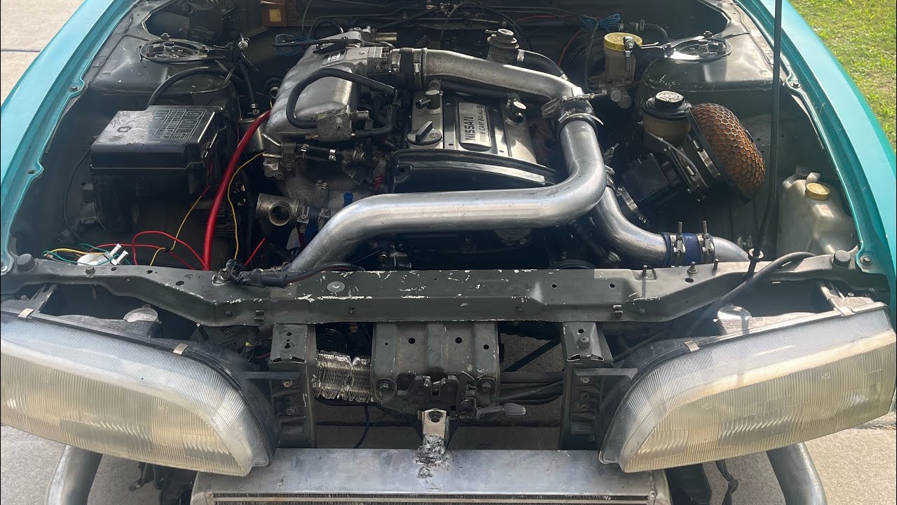 RB20DET Intake and Intercooler Install - YouTube