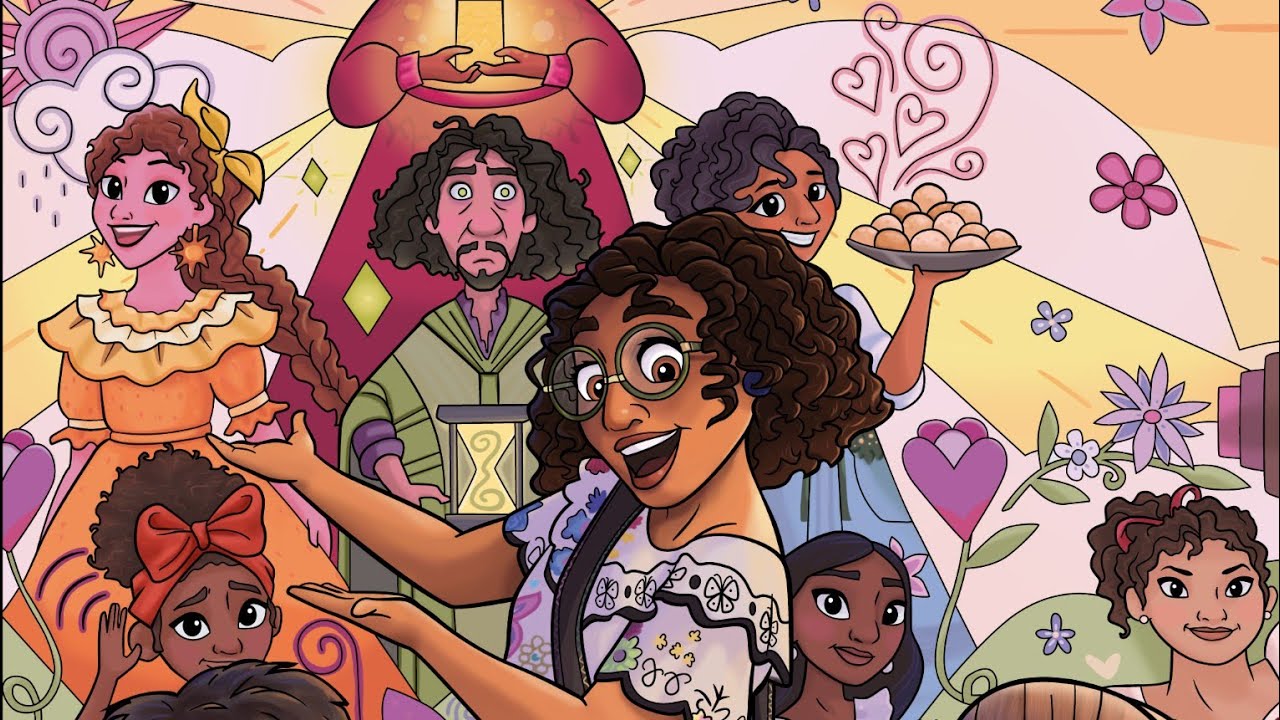 Happy Colour - Colour by Number. Disney Encanto 🦋 Mirabel Singing About ...