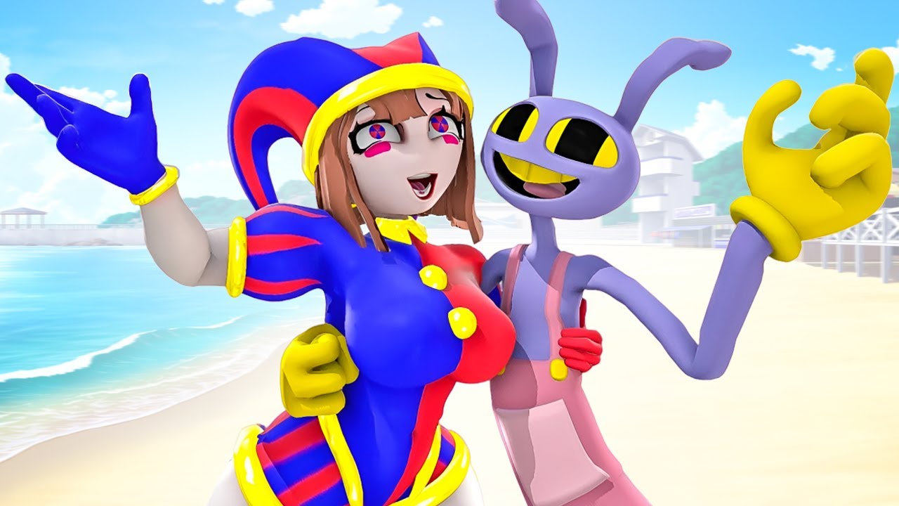 Pomni Love Story in City | Amazing Digital Circus in Garry's Mod - YouTube