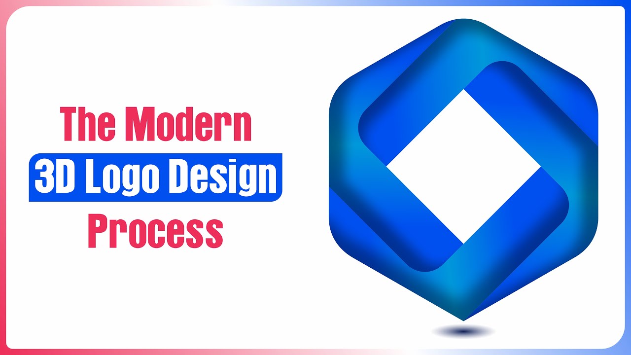 Modern Polygon 3D logo Design | 3D Effect design in CorelDraw Tutorial ...