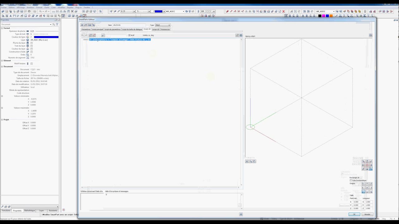 TUTORIAL Smartpart 01 Importer des objet 2D et faire une liste de choix ...