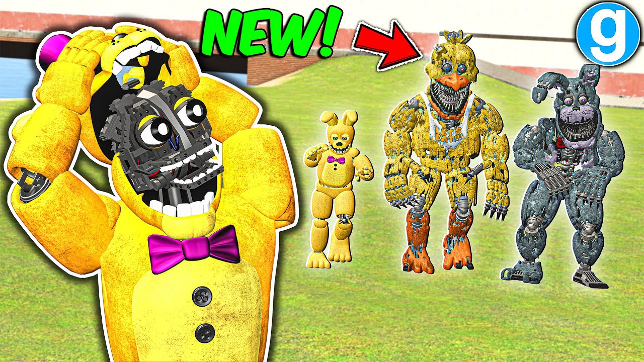THRILLING FNAF NOSTALGIA PACK 2 SHOWCASE (PART 1) | GMOD FNAF Garry's ...