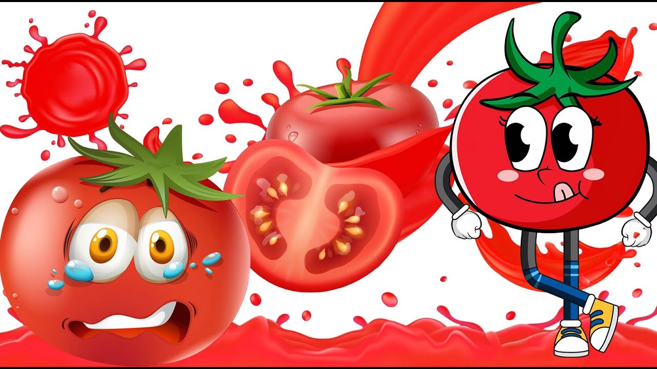 Tomato Dance Tomato Cartoon Tomato fun Kidscartoon - YouTube
