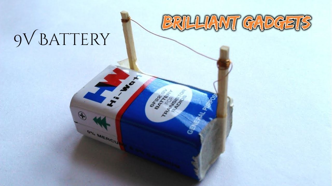 Brilliant Gadgets From 9V Battery | Awesome DIY idea | NK Crafts - YouTube
