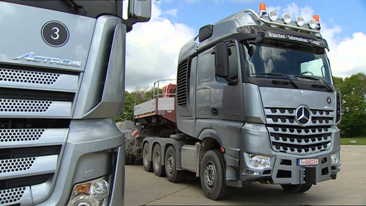 BOUW.TV 09: Op pad met 250 ton en de nieuwe Mercedes-Benz SLT - YouTube