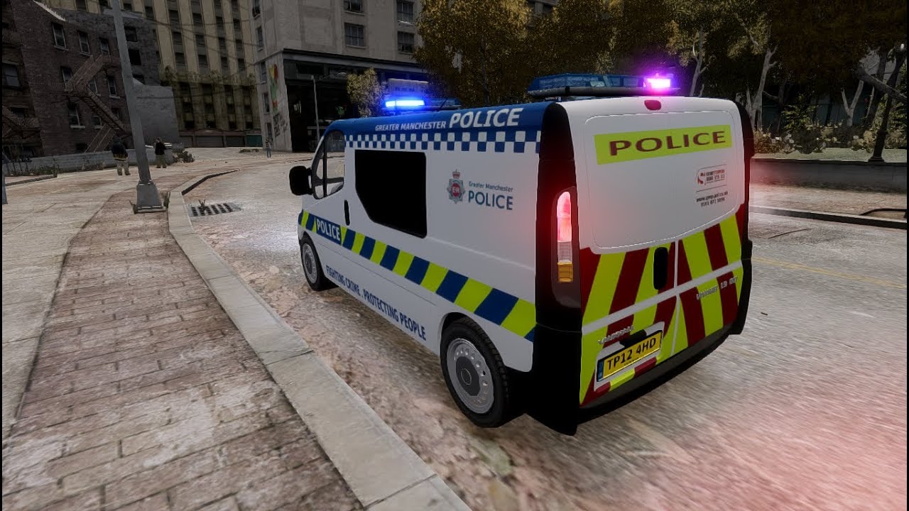 GMP Police Vauxhall Vivaro Gta 4 UK Mods - YouTube