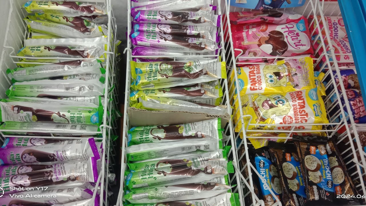 Wooww yummy banyak es krim walls paddle pop campina aice glico ...