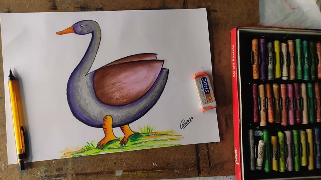how to draw a duck from number 2 /drawing for kids|•how to draw - YouTube