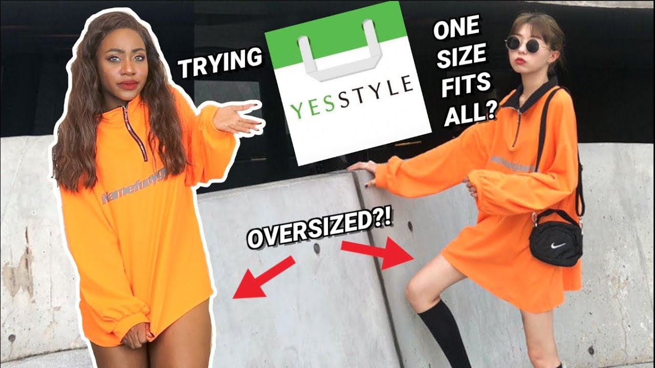 TRYING “ONE SIZE FITS ALL" On Size 8 Body Type From YesStyle - YouTube