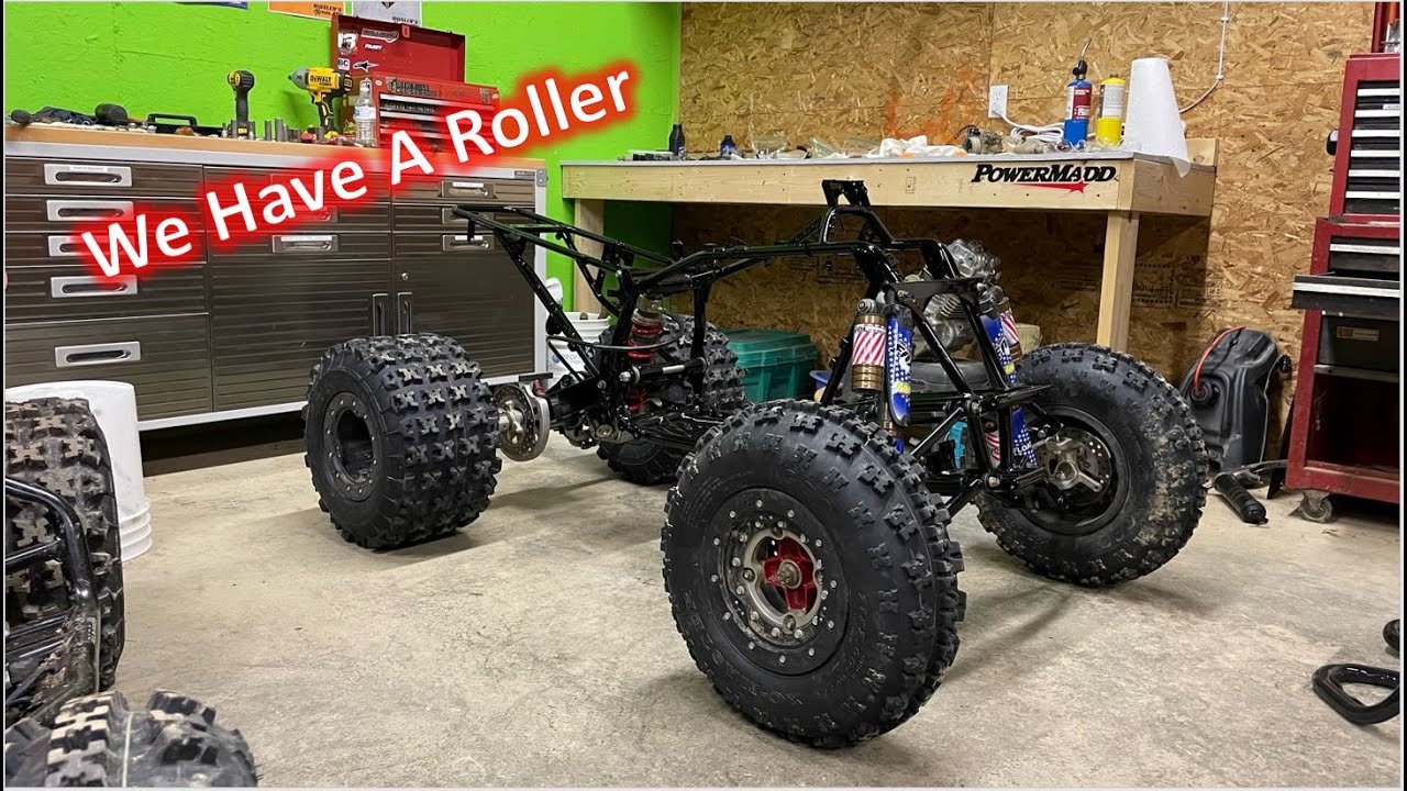 400ex XC Race Quad Build Part 5: Suspension & Axle - YouTube