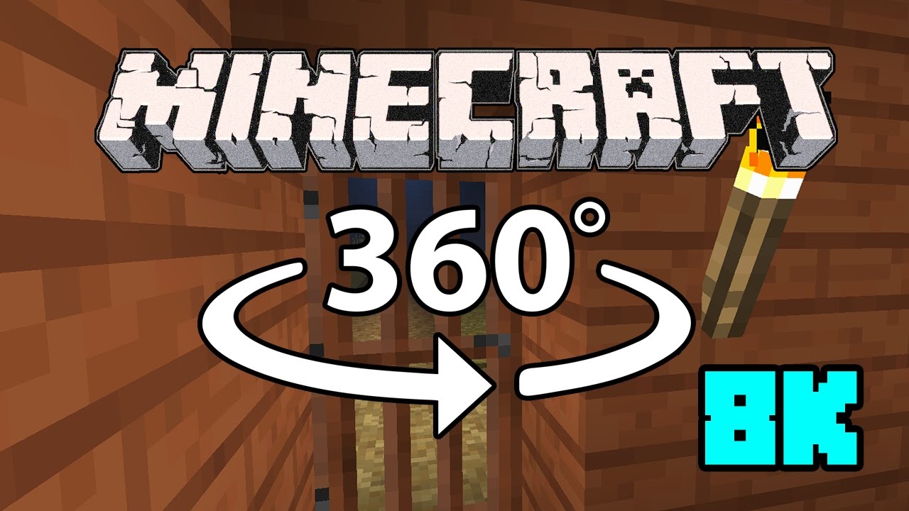 Minecraft [VR] 360° 8K 60 Fps - เมื่อเล่นเอาชีวิตรอดด้วย VR - YouTube