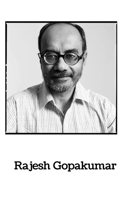 Rajesh Gopa kumar Short Bio - YouTube