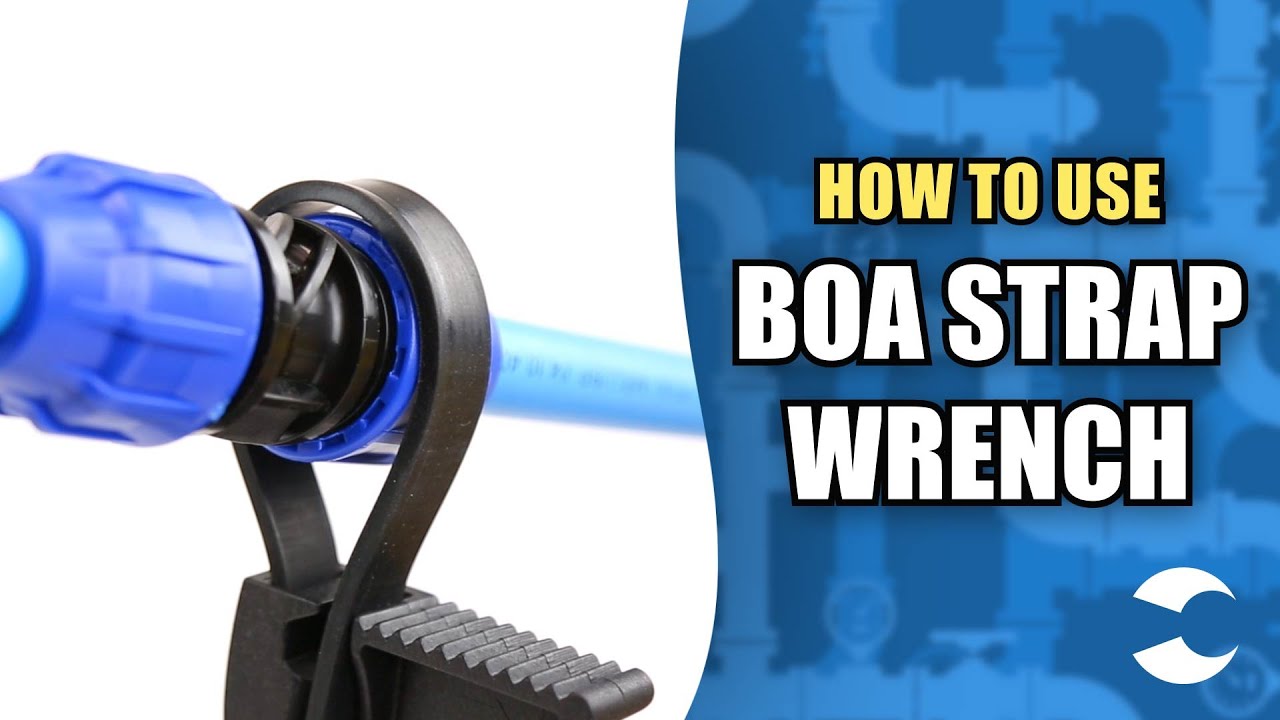 How to use a Boa Strap Wrench | Essential for fitting pipes! - YouTube