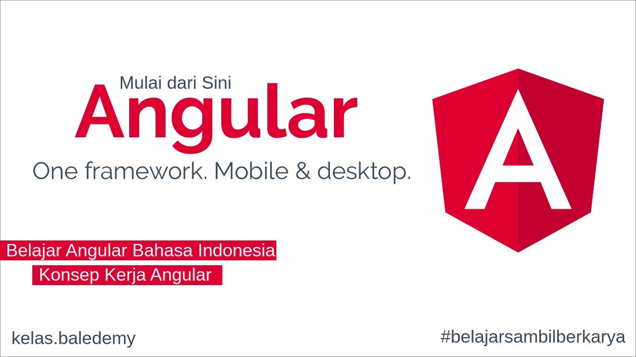 Tutorial Angular Bahasa Indonesia #6 - Konsep Kerja Angular - YouTube