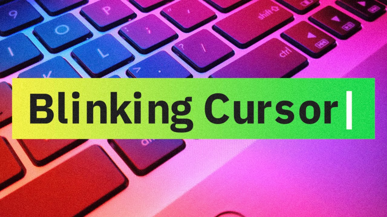 How To Create A Blinking Cursor Effect In After Effects AE Tutorial YouTube How To Create A Blinking Cursor Effect In After Effects AE Tutorial YouTube