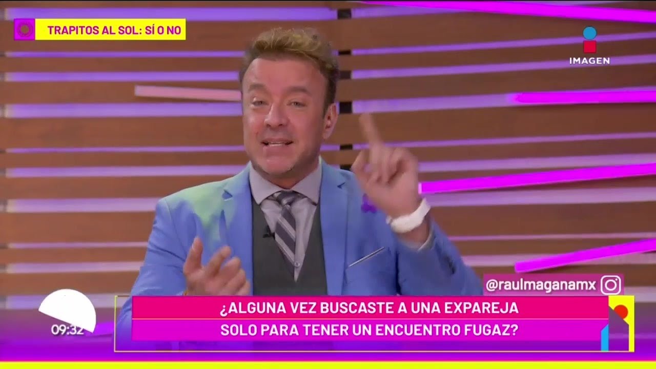 ¡Raúl Magaña confiesa que le ha coqueteado a alguien casado! | Trapitos ...