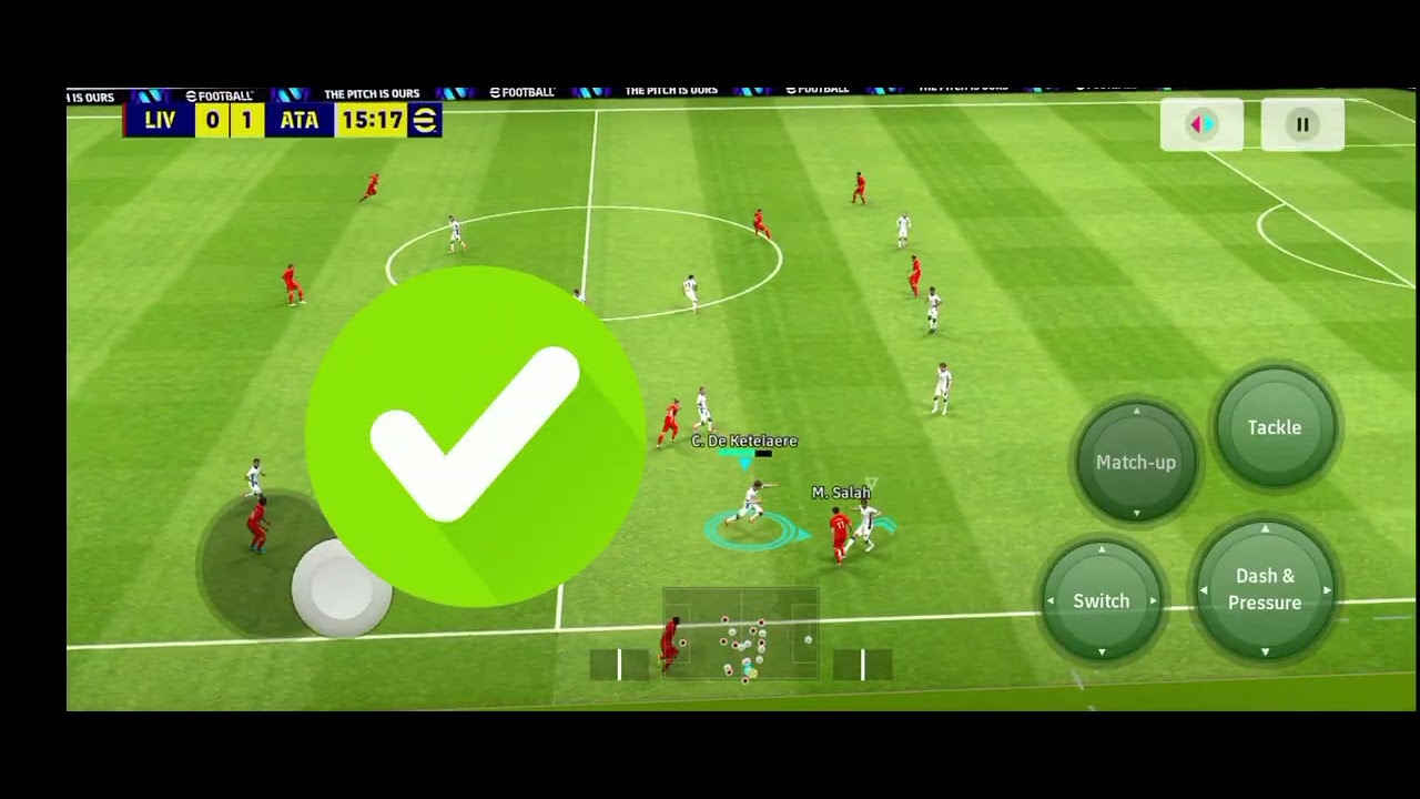 How to define ball on efootball mobile game - YouTube