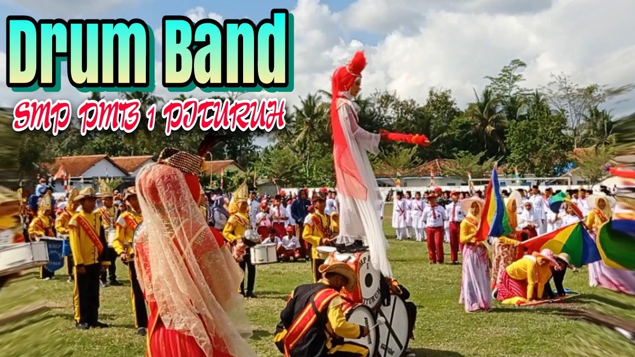 DRUM BAND SMP PMB 1 PITURUH_HUT RI KE 77 - YouTube
