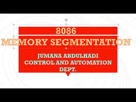 Microprocessor and Microcontroller/ 8086 Memory segmentation - YouTube
