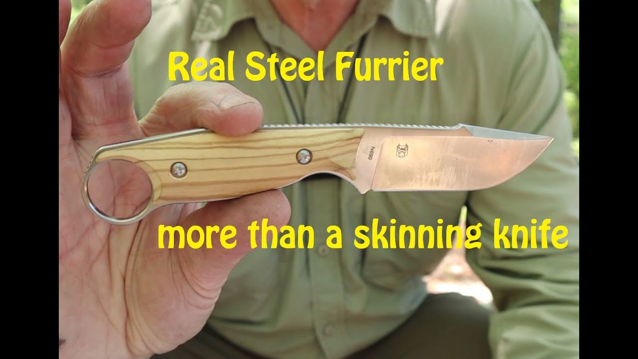 Real Steel Furrier - A Small Skinning Knife Plus - YouTube