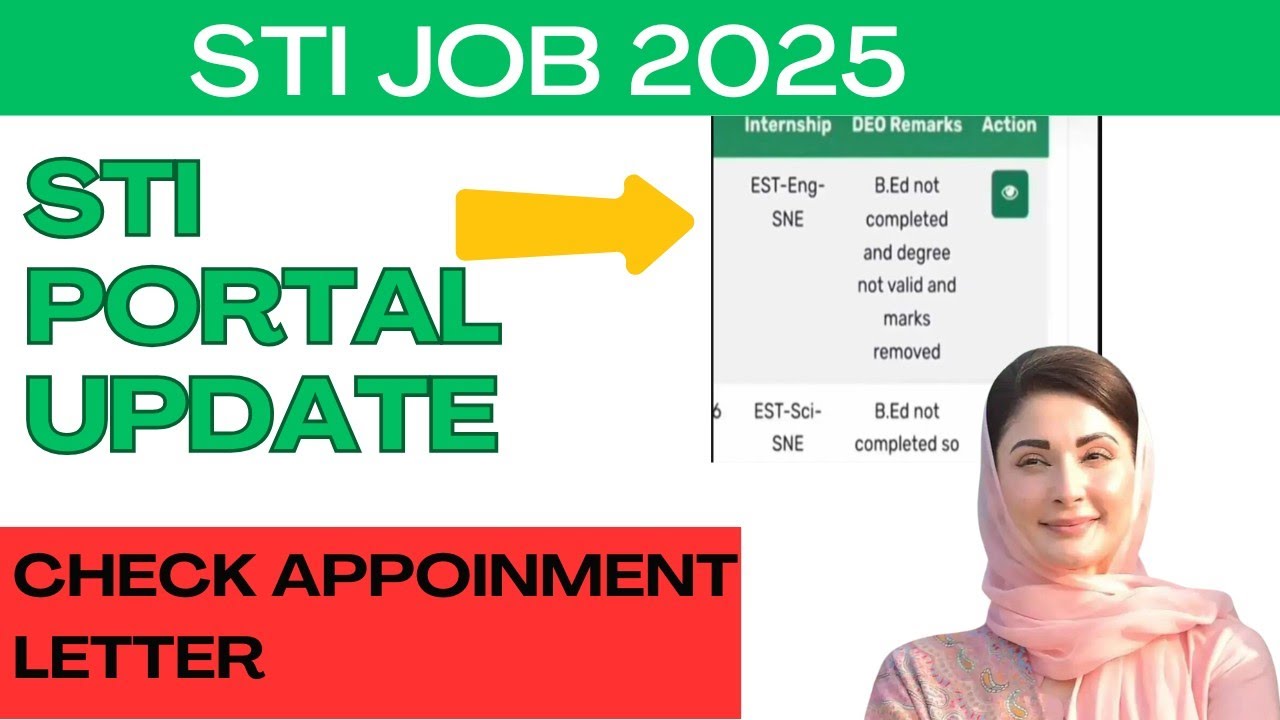 Sti job 2025 | Sti Portal Update | Officially Announcement about Orders ...
