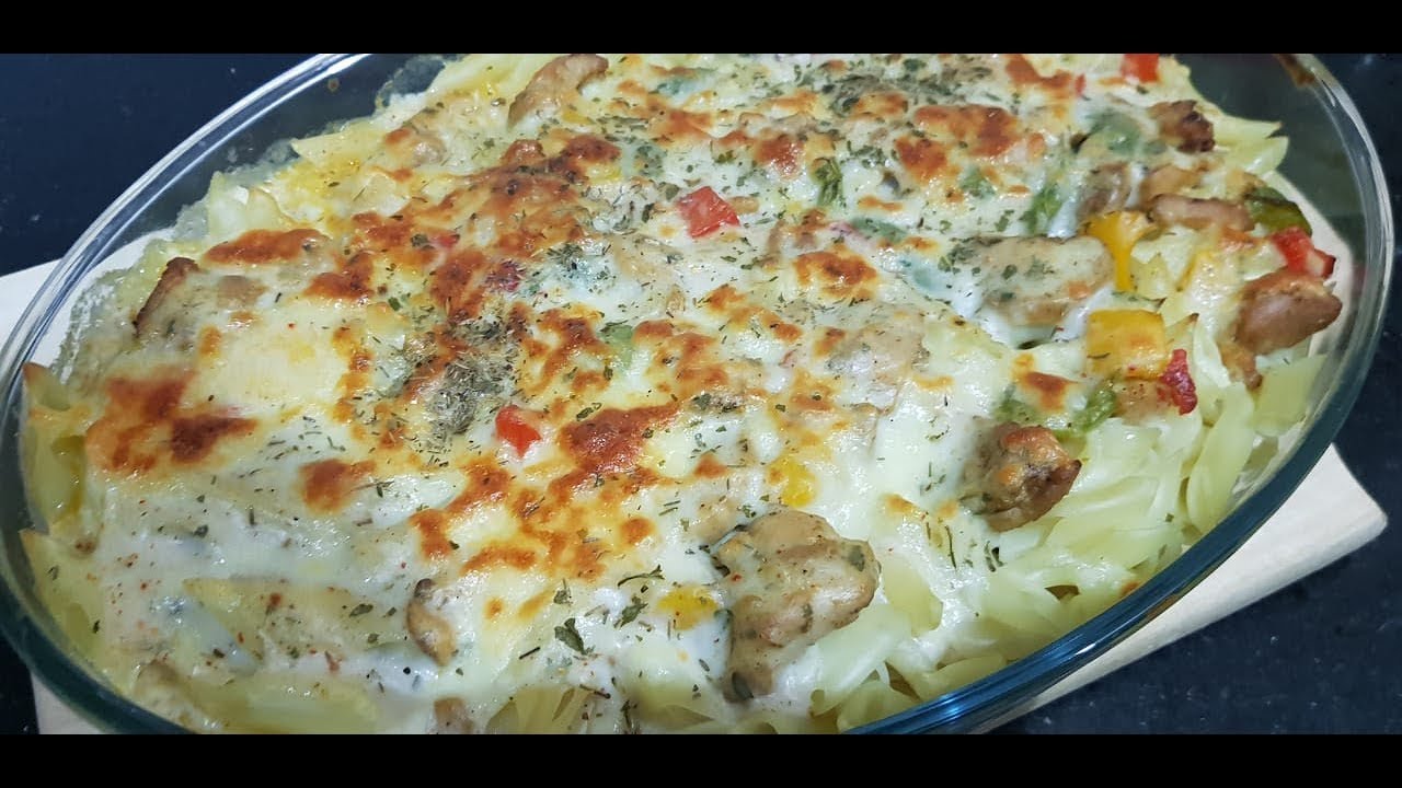 Pasta with spicy white sauce || Recipe || Chicken || Pakistani foodies ...