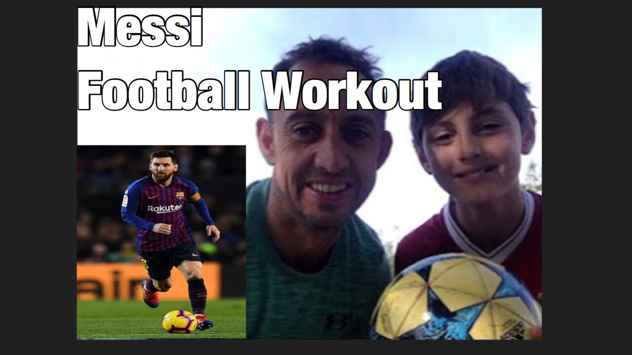 Messi Football Workout | Family Fitness | Fun Agility Training - YouTube