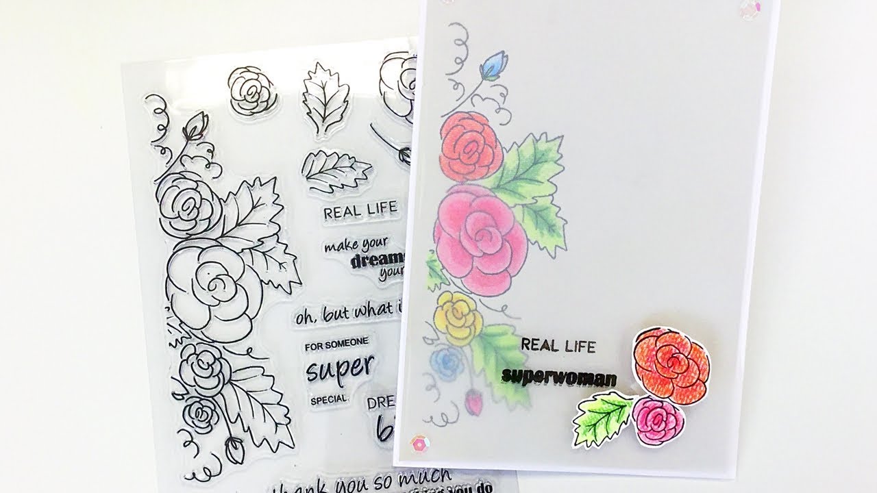 Watercolouring and Stamping Techniques with Claire Manning - YouTube