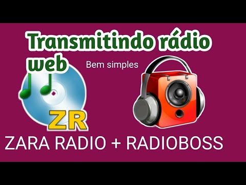 Como transmitir sua rádio web, usando os programas ZaraRadio mais ...