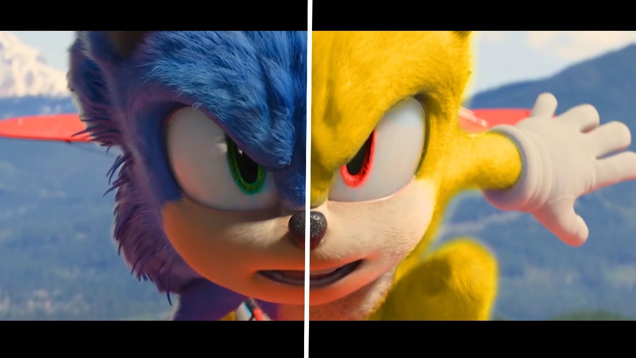SONIC Movie 2 OLD Design VS NEW Design (SUPER SONIC VS SONIC 6) - YouTube