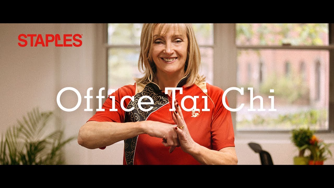 Tai Chi exercises for the office | Staples UK - YouTube