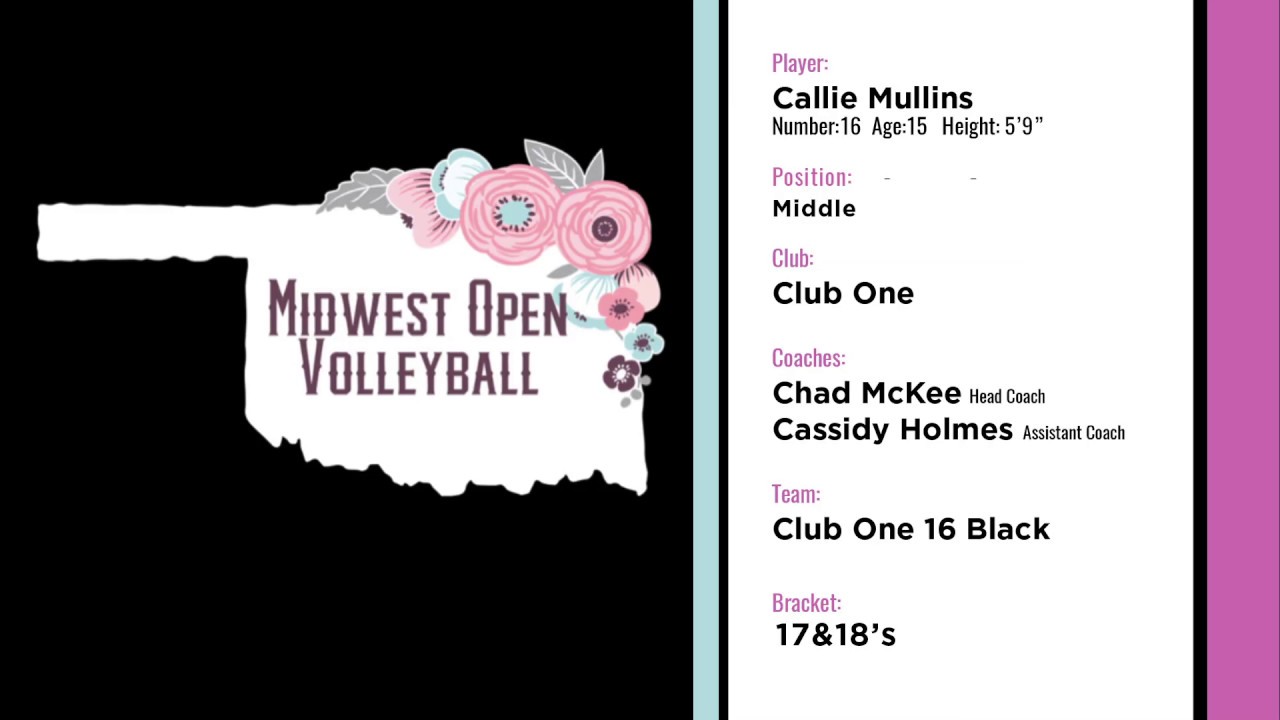 Callie Mullins - Highlights - 2019 Midwest Open Tulsa Volleyball - YouTube