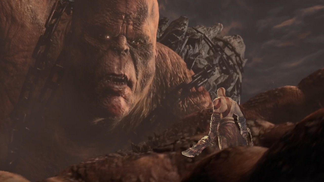 kratos vs Cronos | god of war 3 remastered ( nostalgia ) - YouTube