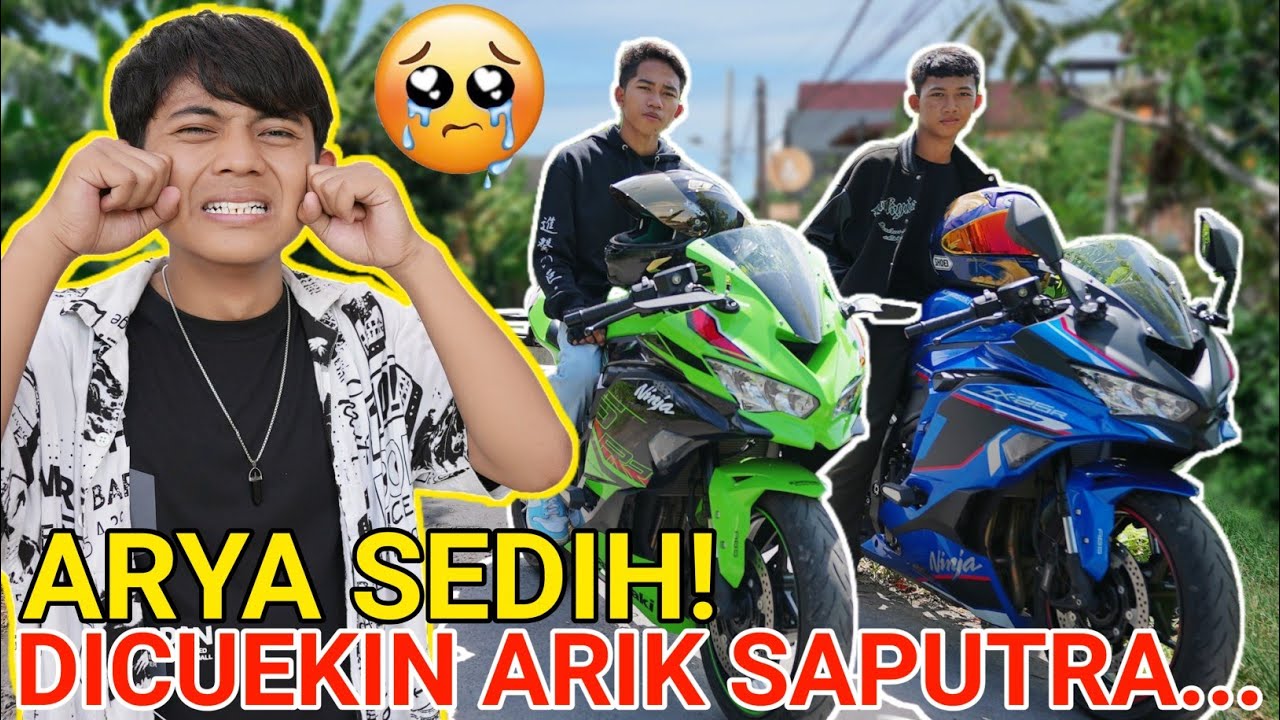 KASIHAN ARYA😭 DICUEKIN SAMA ARIK SAPUTRA SEHARIAN DITINGGAL MOTORAN ...